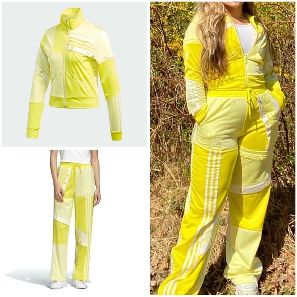 adidas | Pants & Jumpsuits | Adidas X Danielle Cathari Womens Yellow ...